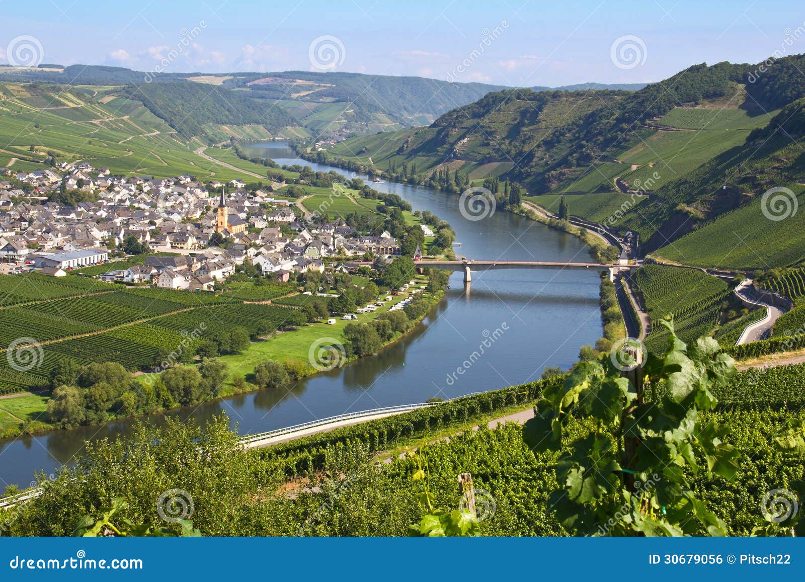 River mosel in trittenheim stock photo. Image of rheinlandpfalz - 30679056