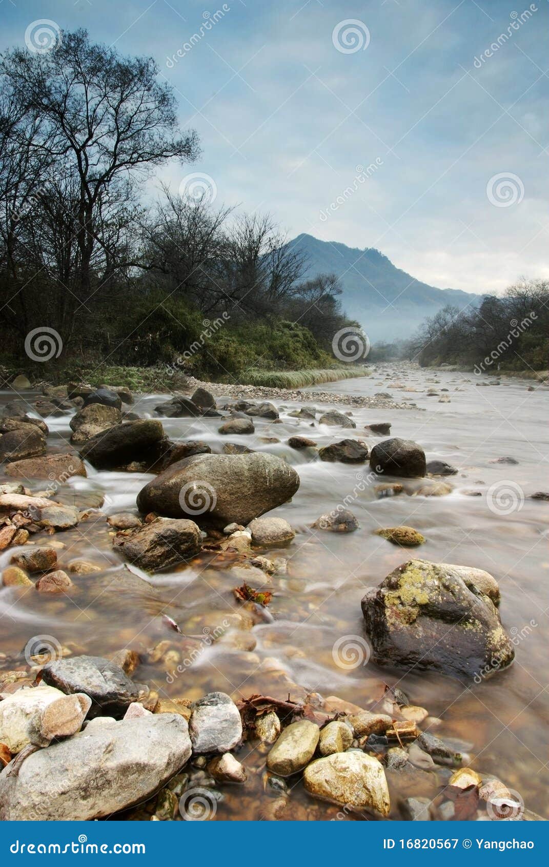 River with mountain stock image. Image of river, rock - 16820567