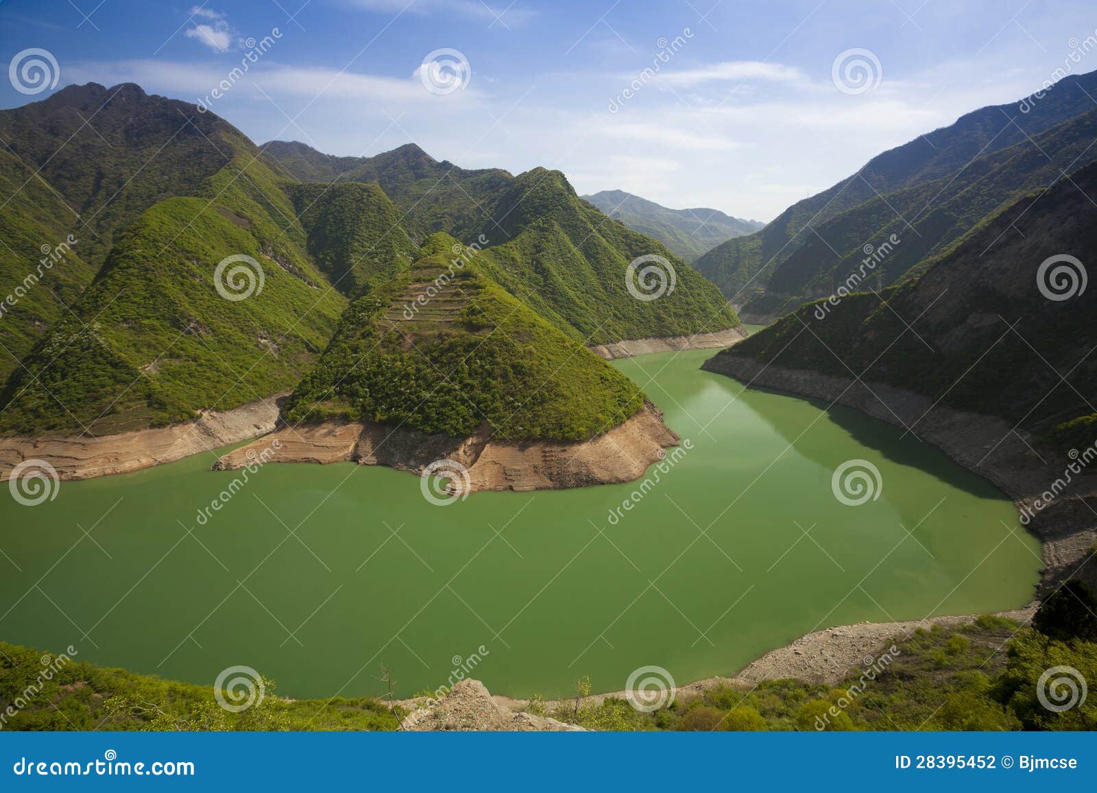 River in mountain china stock photo. Image of sunny, blue - 28395452