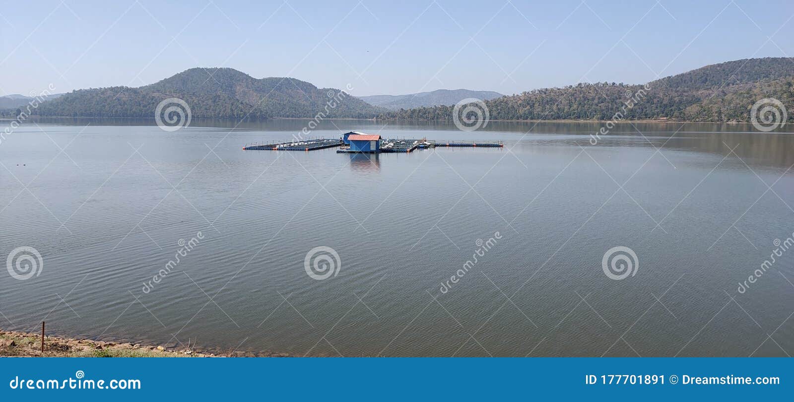 River and Mountain Saroda Dam Editorial Photo - Image of stones ...