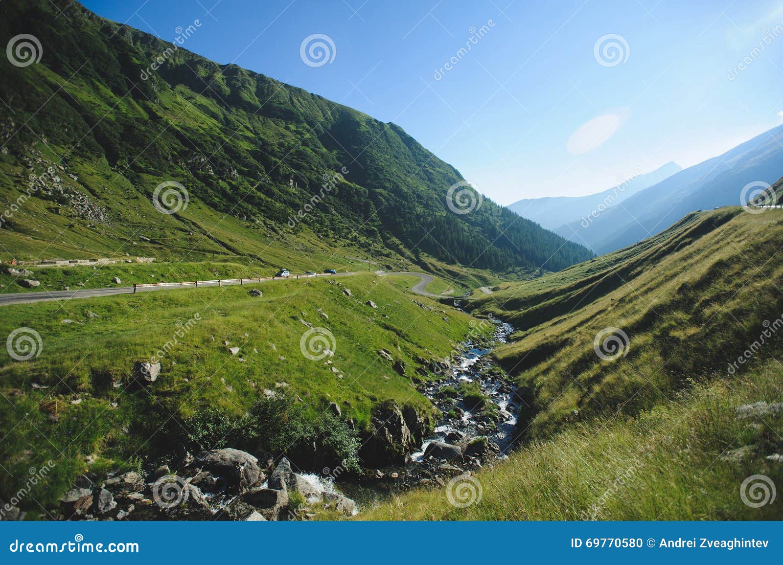 River and Mountain View stock photo. Image of range, dawn - 69770580
