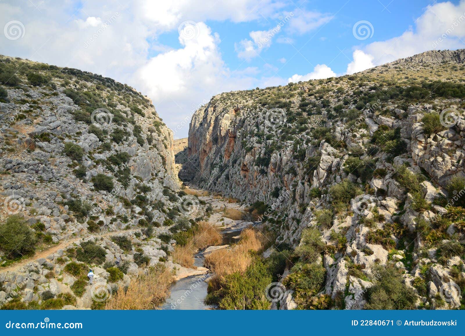 River between the Mountains Stock Image - Image of spain, cliffs: 22840671