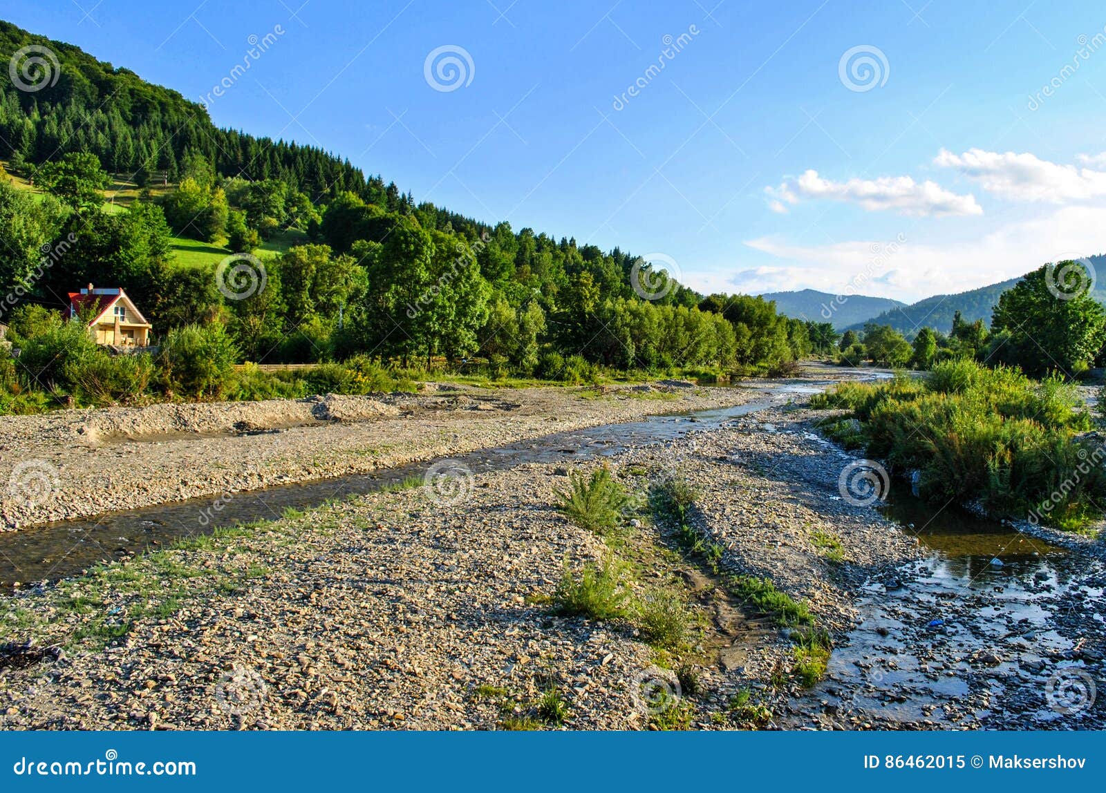 River in Mountains Carpathians, Romania Stock Image - Image of scenery ...