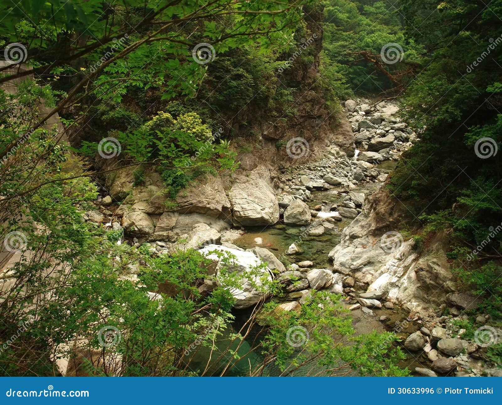 River in the Mountains in Japan Stock Photo - Image of discovery, falls ...