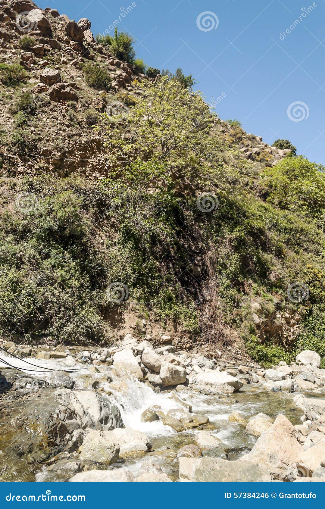 River in the Mountains of Morocco Stock Photo - Image of stones ...
