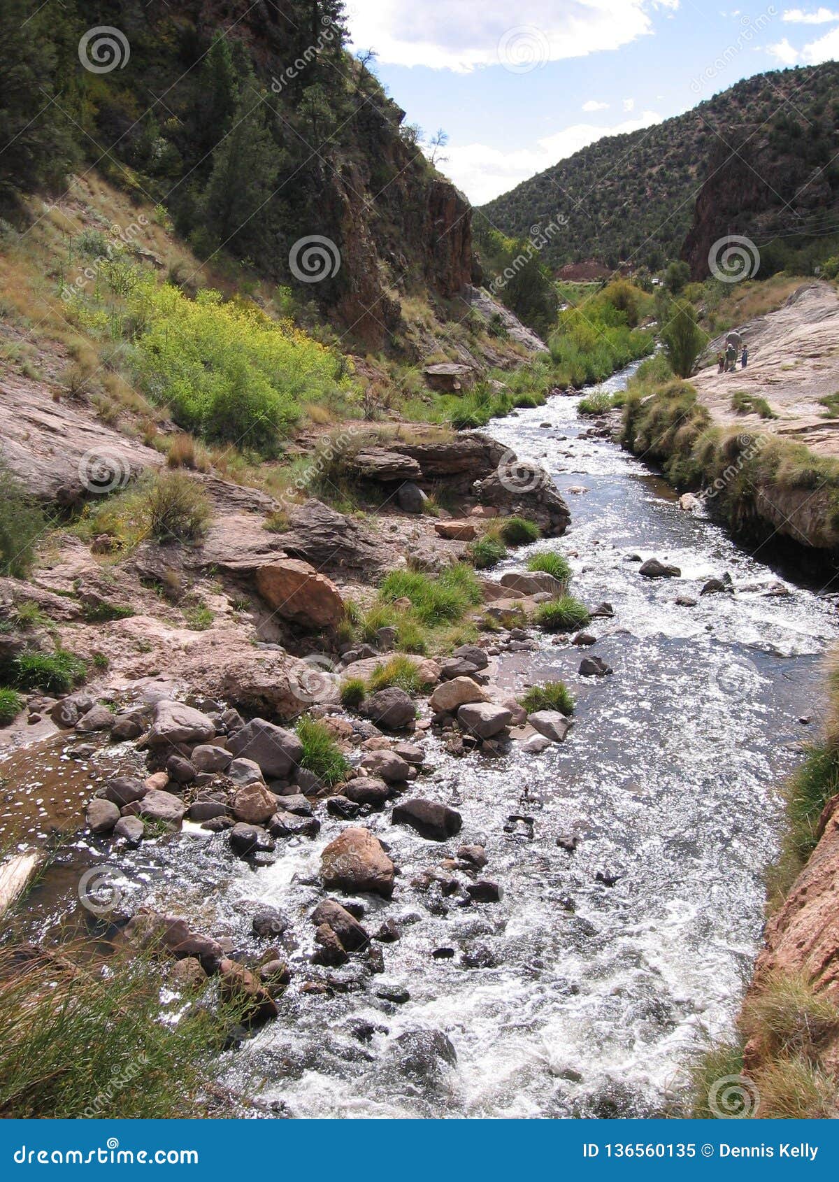 River through mountains stock image. Image of landscape - 136560135