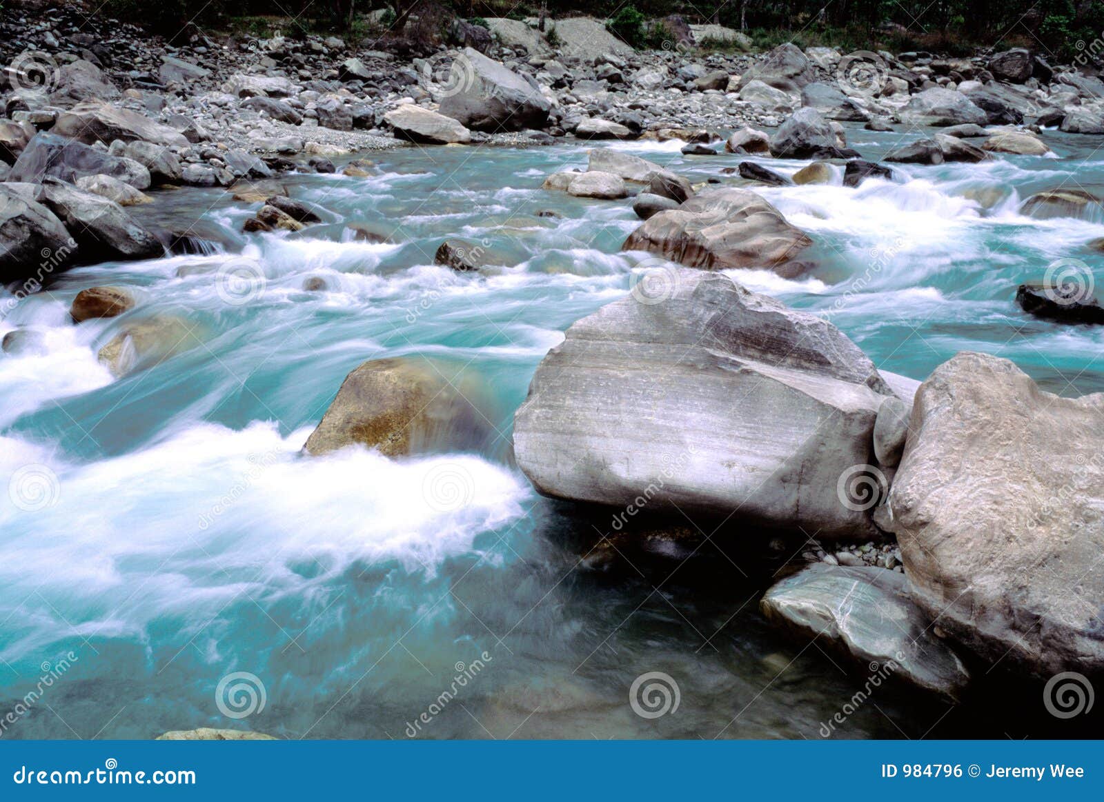 River in Nepal stock photo. Image of rocky, annapurna, travel - 984796