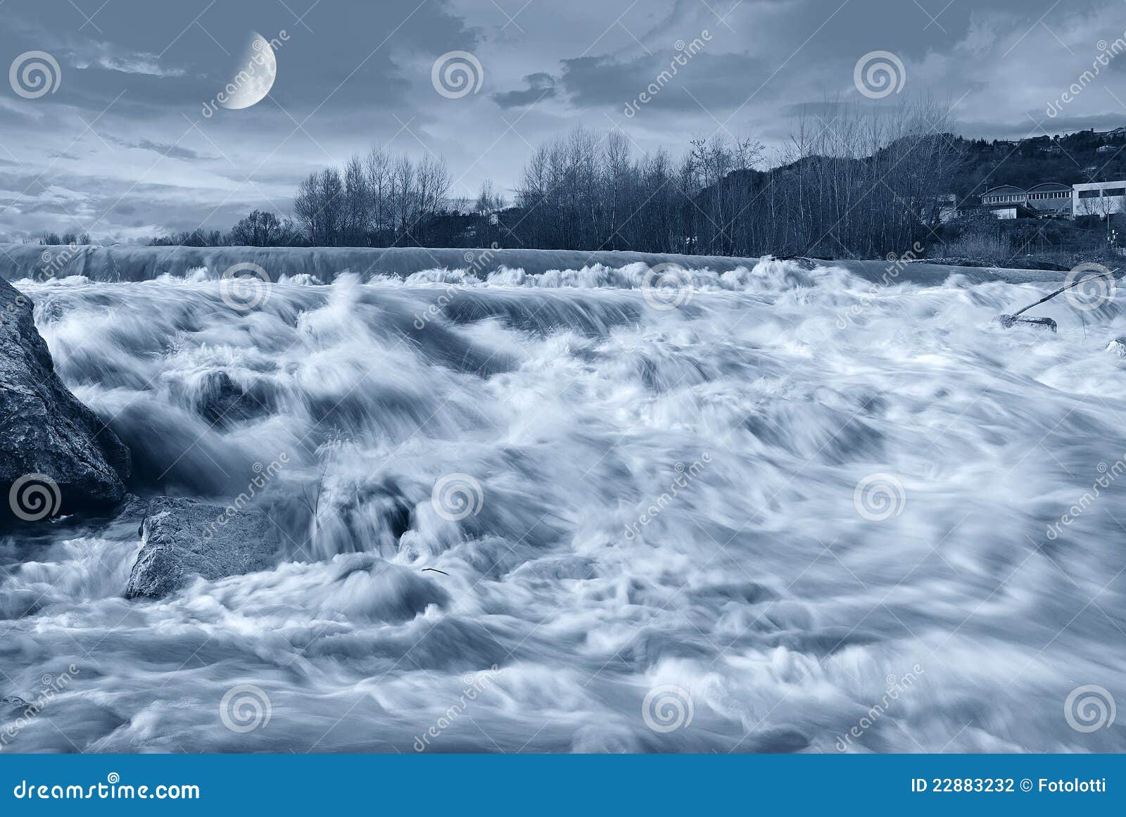 River in the night stock photo. Image of nice, light - 22883232