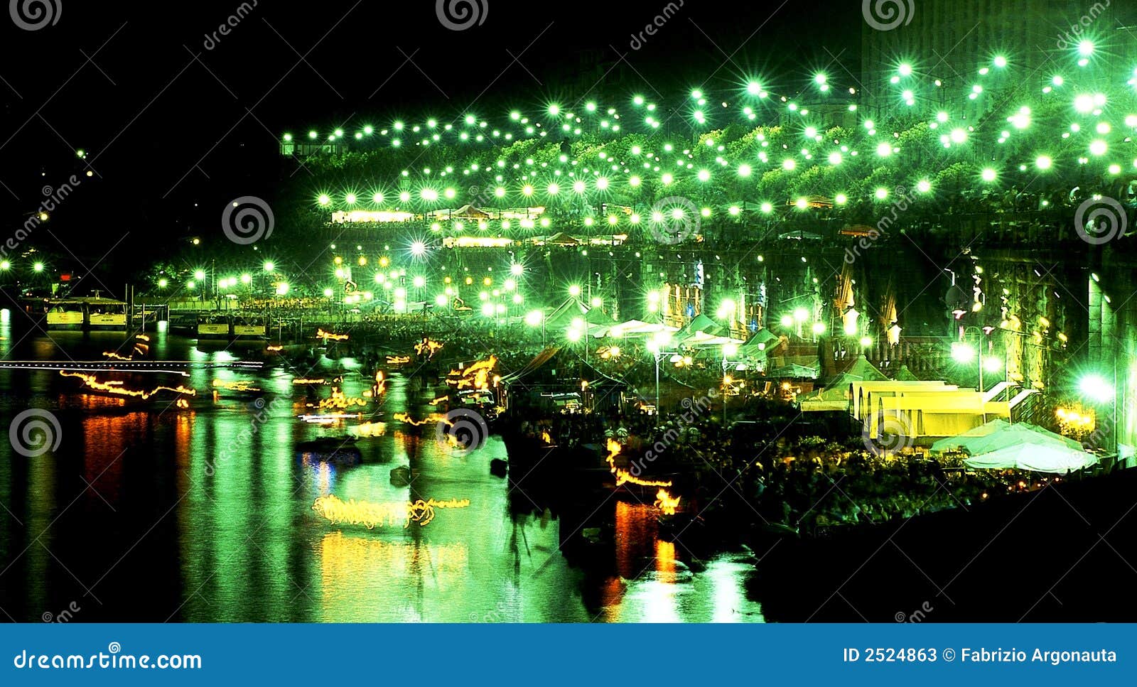 River night life stock image. Image of europe, light, crowded - 2524863
