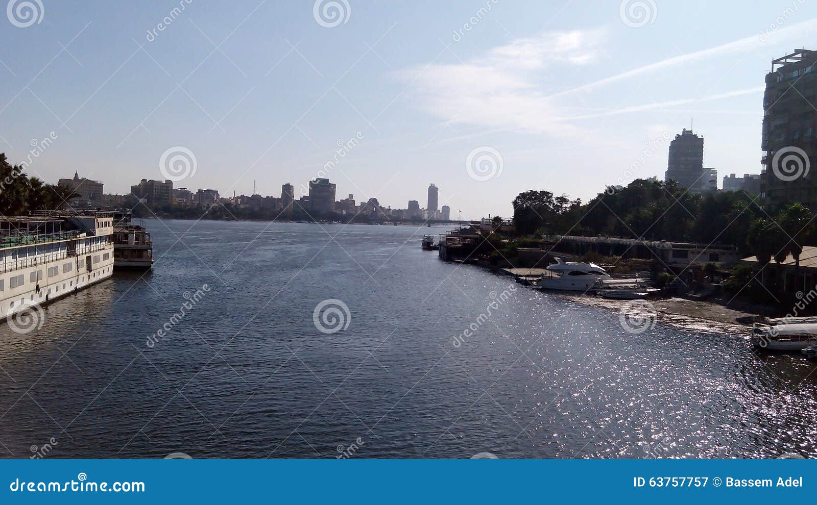 The River Nile at Cairo editorial photography. Image of water - 63757757