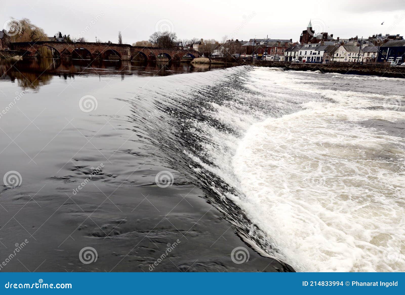 The river Nith editorial stock image. Image of river - 214833994