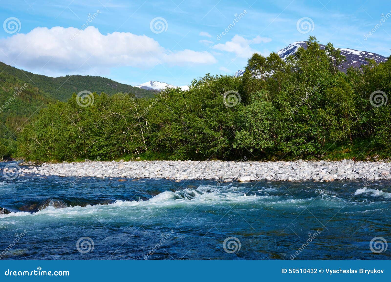 River in norway stock photo. Image of green, nordic, background - 59510432