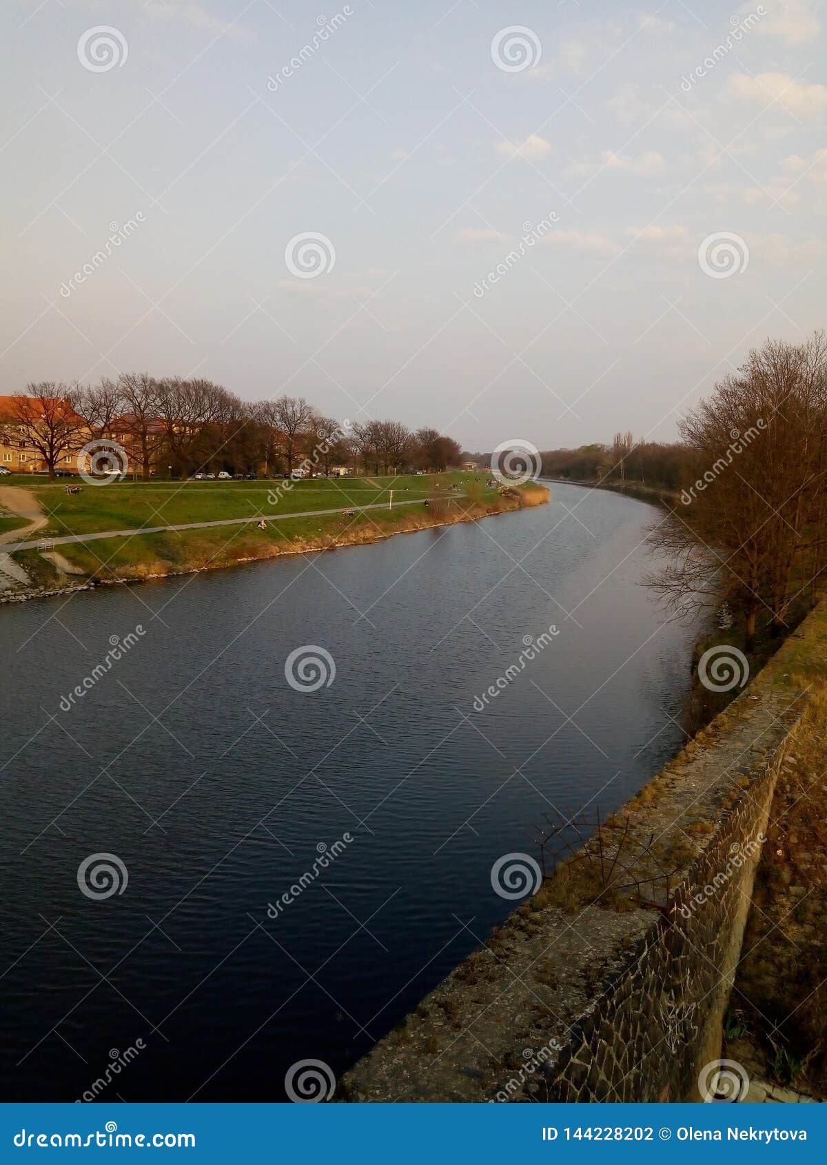 River Odra stock photo. Image of poland, water, river - 144228202