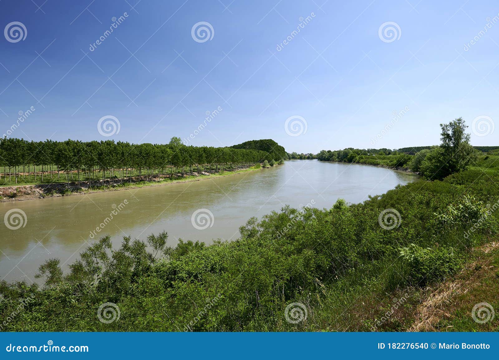 River oglio stock photo. Image of park, oasis, river - 182276540
