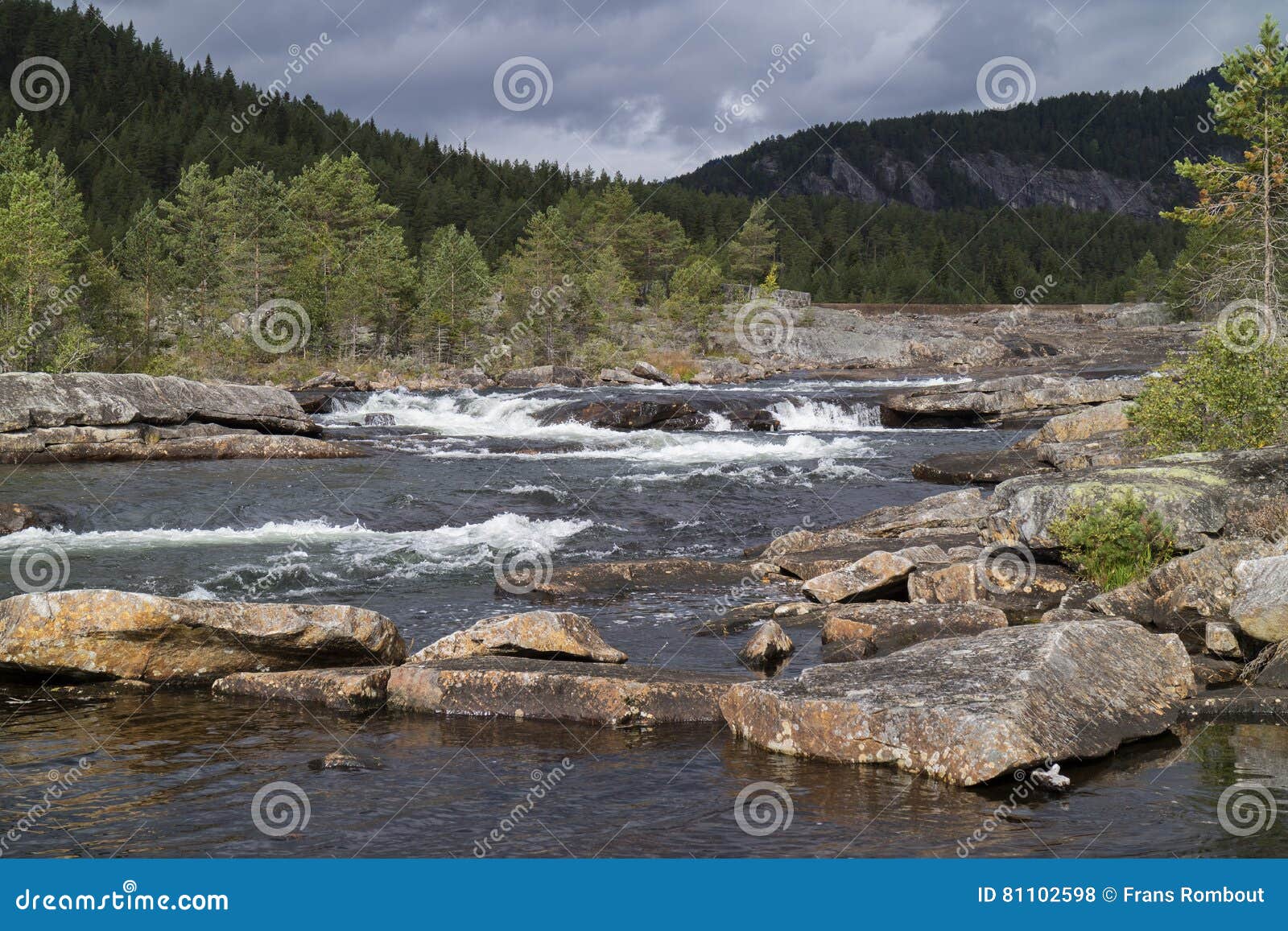 River otra in the Setesdal stock photo. Image of river - 81102598