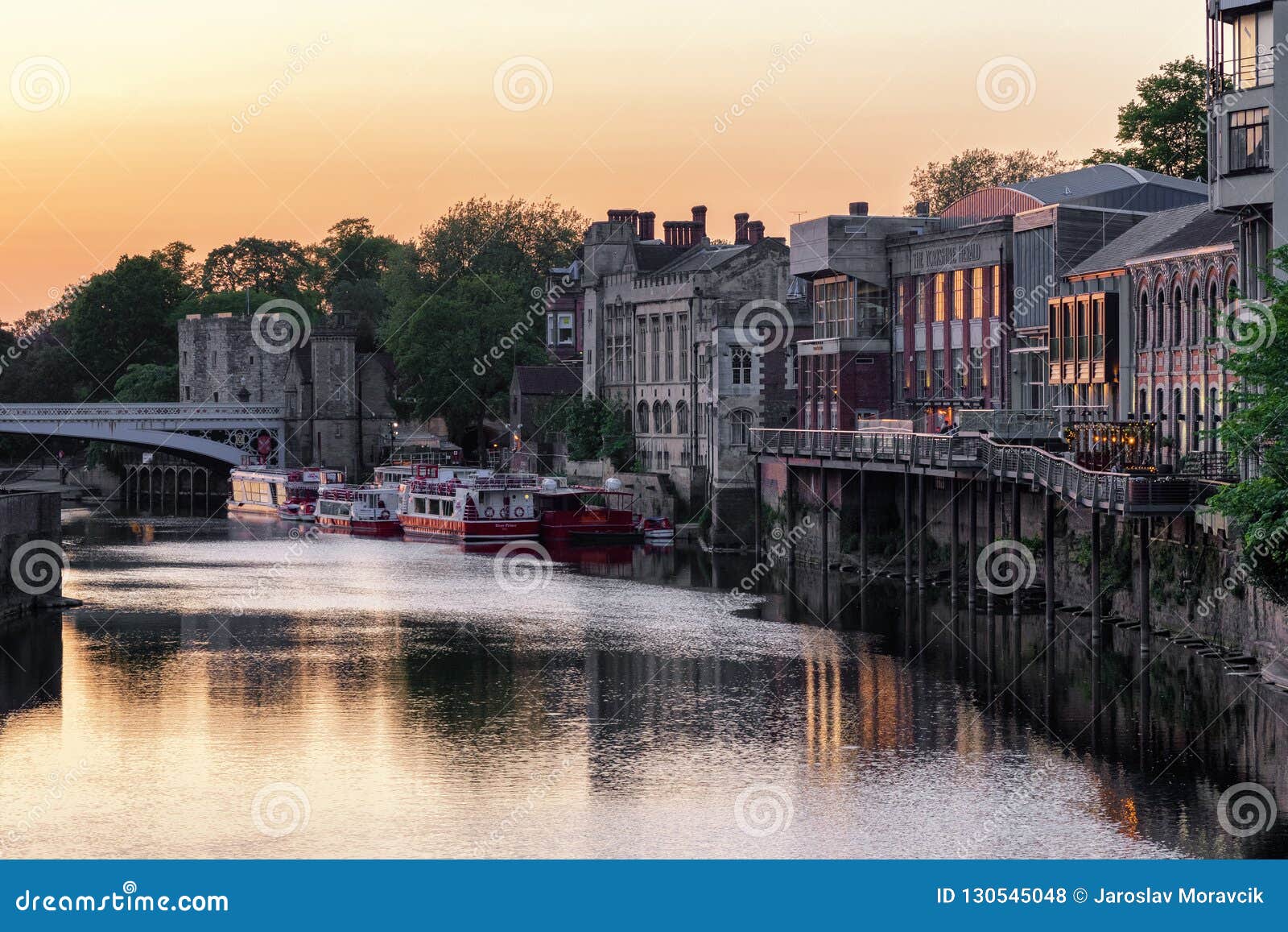 River Ouse in City York, England Editorial Stock Photo - Image of ...