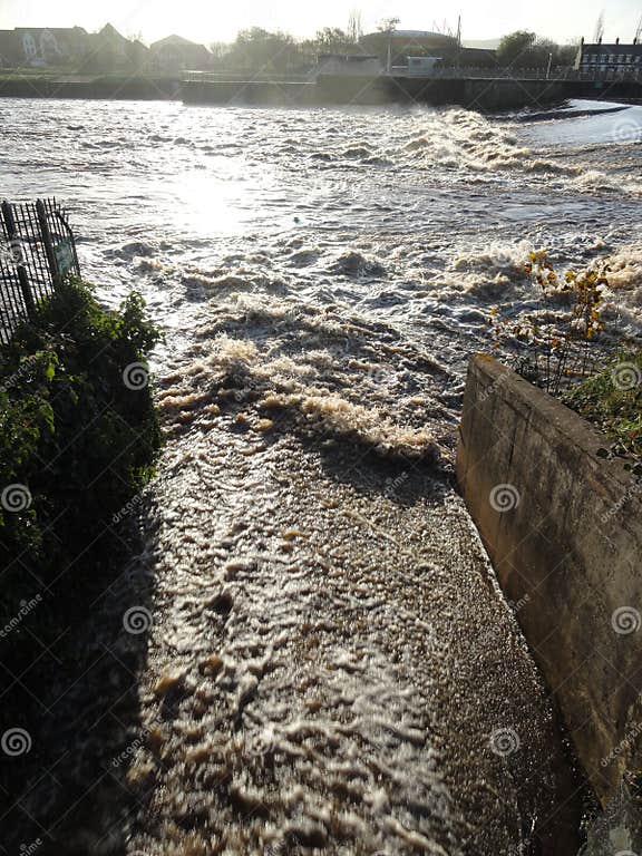 River Overflow Inlet stock image. Image of tributary - 30668733