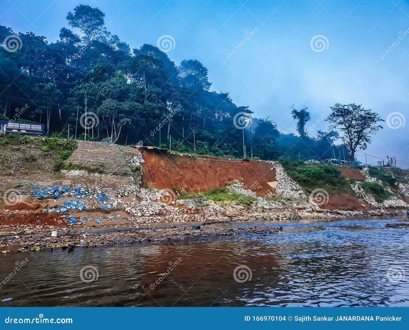 River Pamba after Few Months of Flood in 2019 Stock Photo - Image of ...