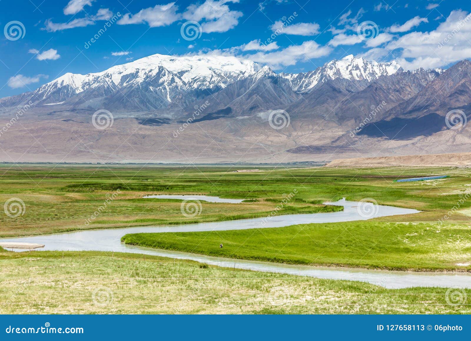 River in Pamir Plateau stock image. Image of environment - 127658113