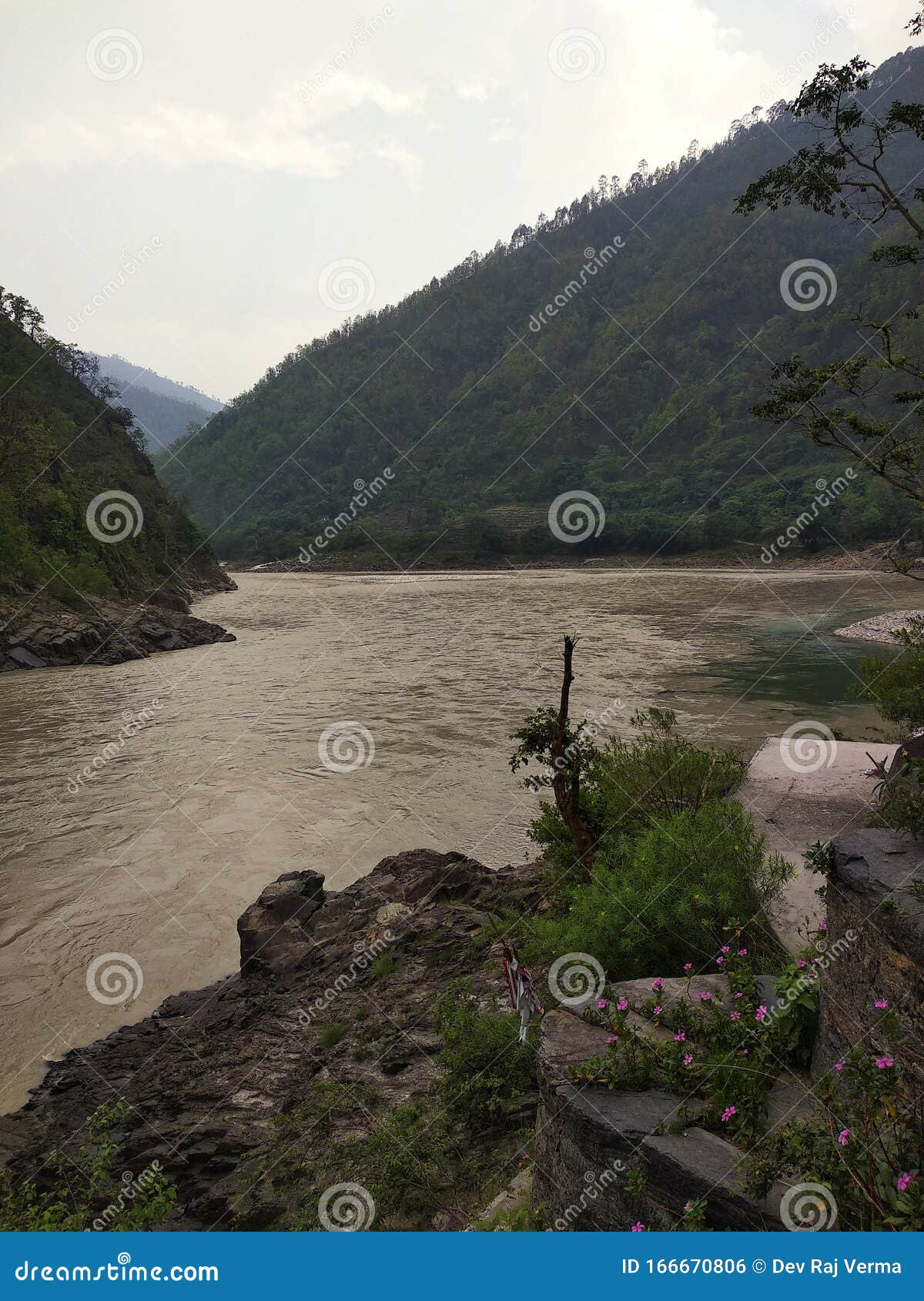 River at Pancheswar, Kumaon, Uttarakhand Stock Photo - Image of kumaon ...