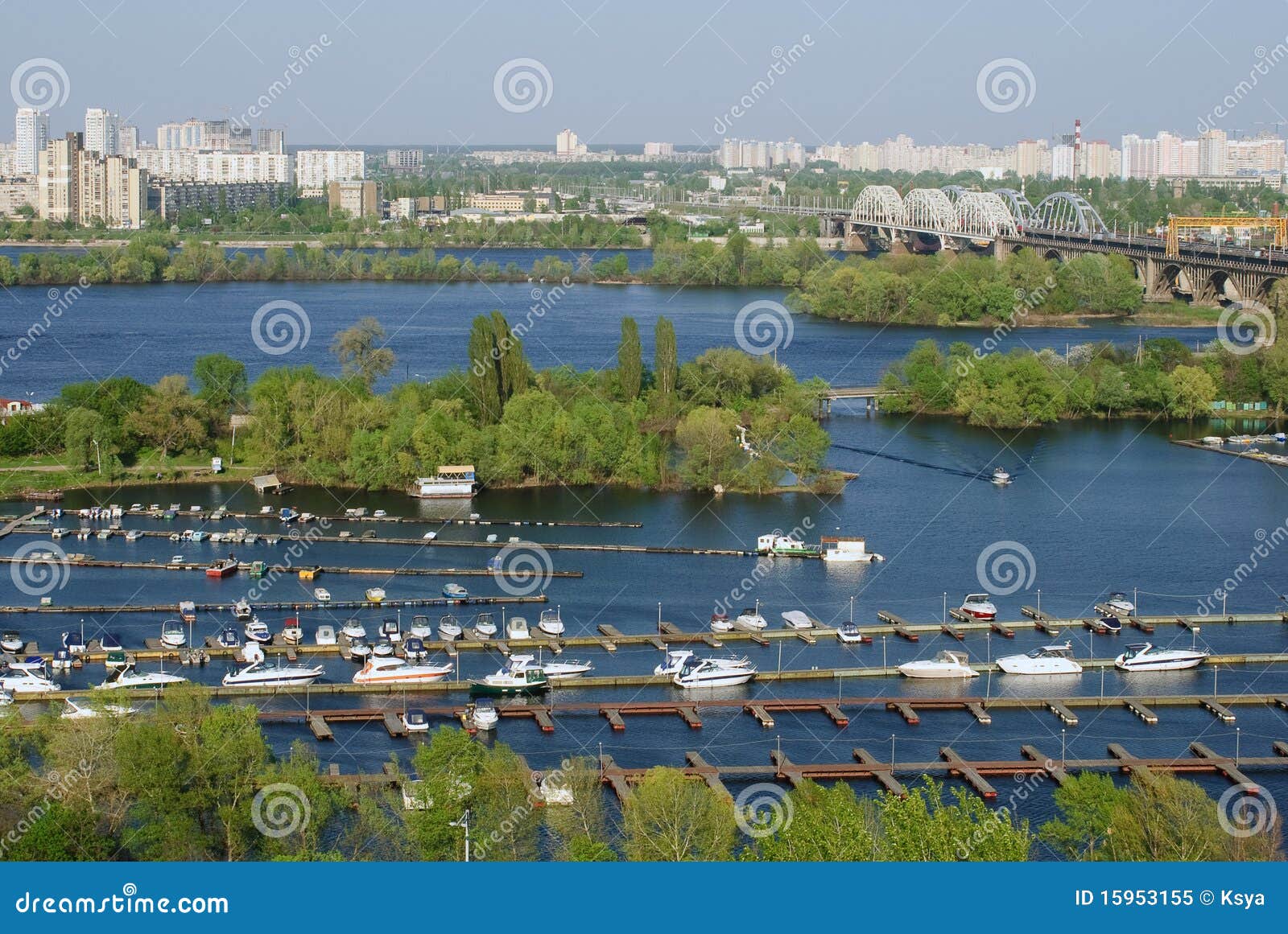 River panorama stock image. Image of colorful, place - 15953155