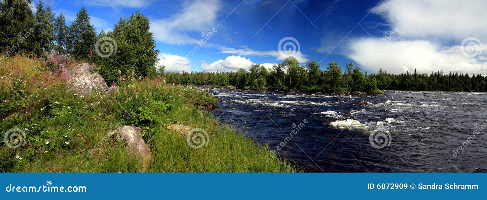 River panorama stock image. Image of nature, panoramic - 6072909
