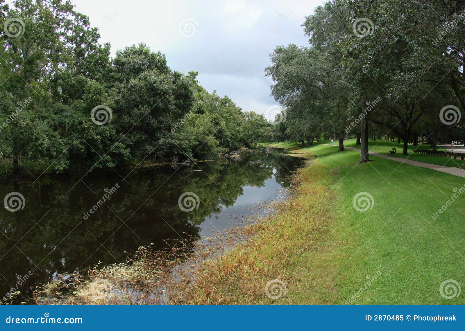 River through park stock image. Image of banks, rural - 2870485