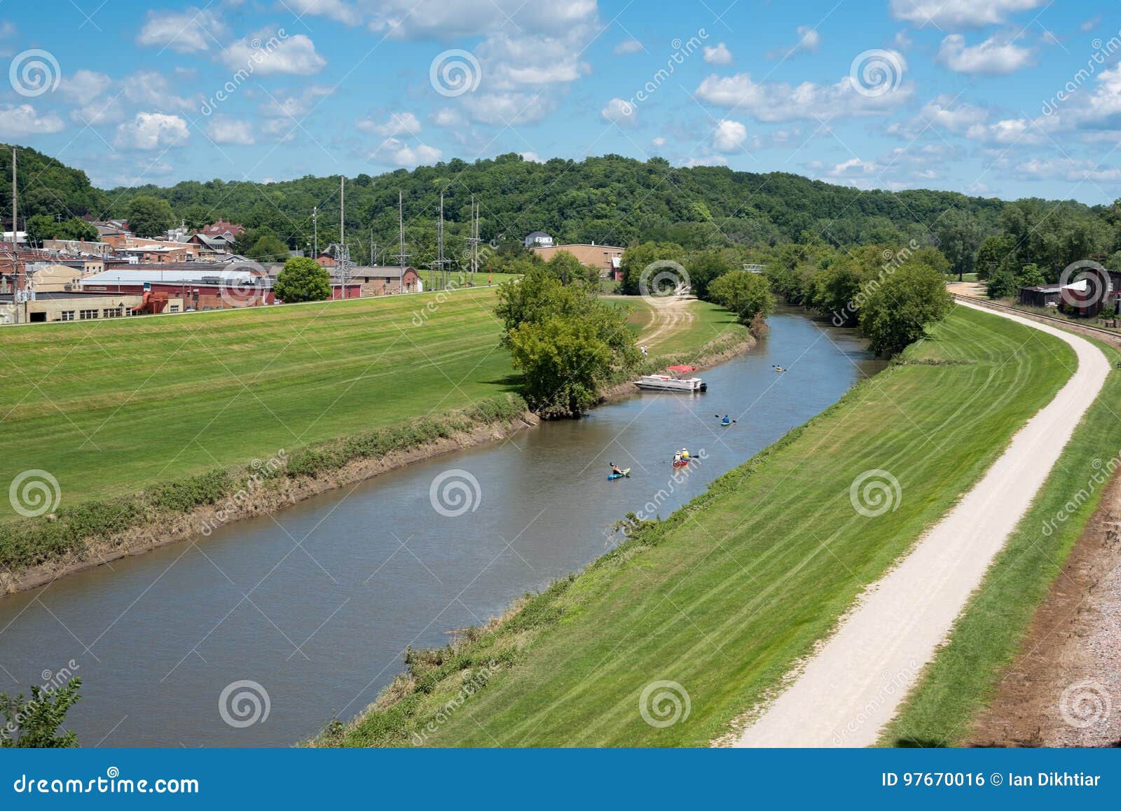 River and a Path Way in Galena Editorial Photo - Image of beautifully ...