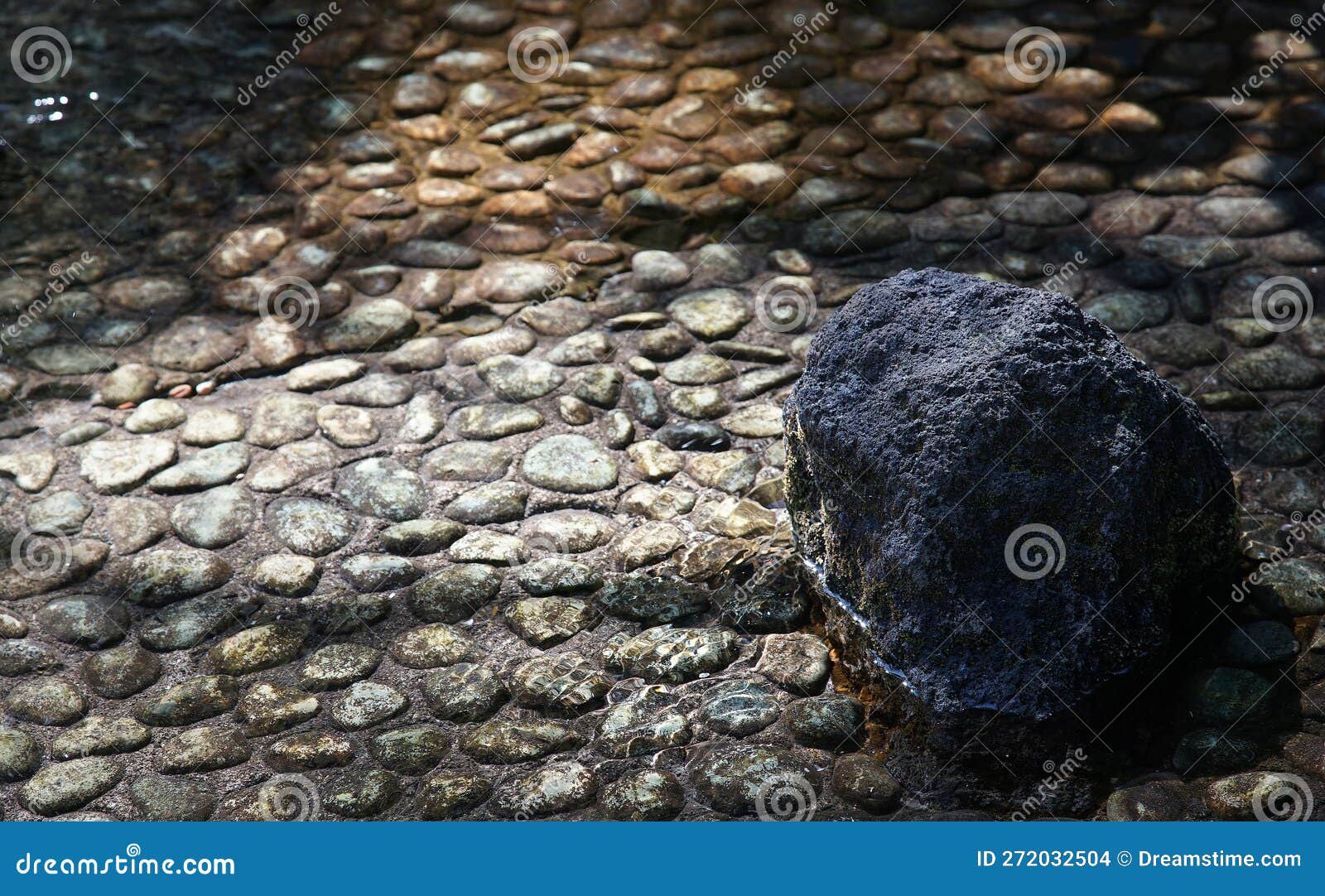 River Pebbles on a Clear Day Stock Photo - Image of soil, nature: 272032504