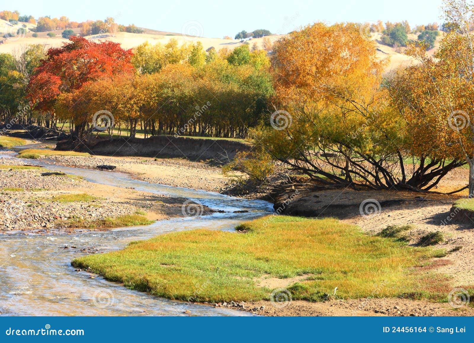 River in prairie stock photo. Image of nature, landscapes - 24456164
