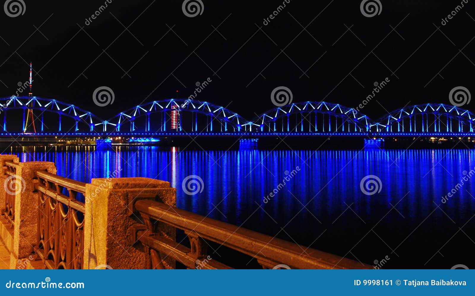 River quay in a night city stock image. Image of urban - 9998161