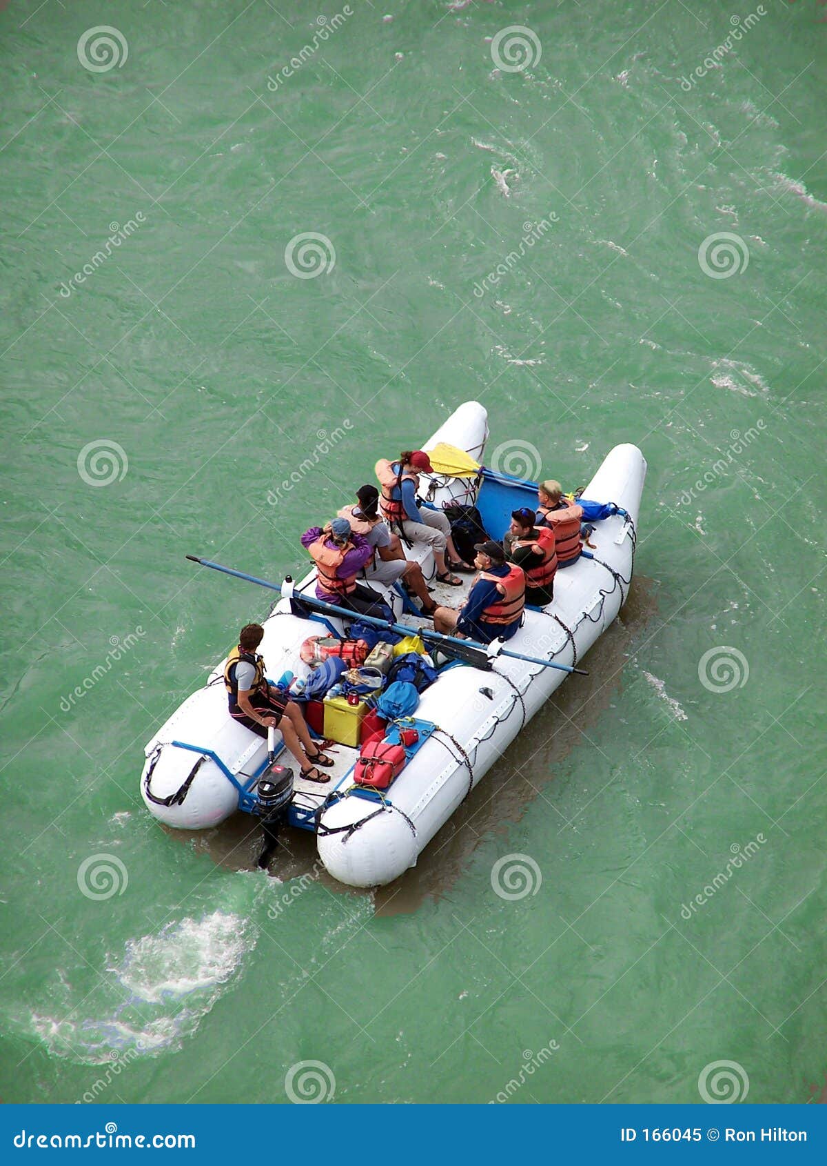 River Rafters stock image. Image of woman, river, water - 166045