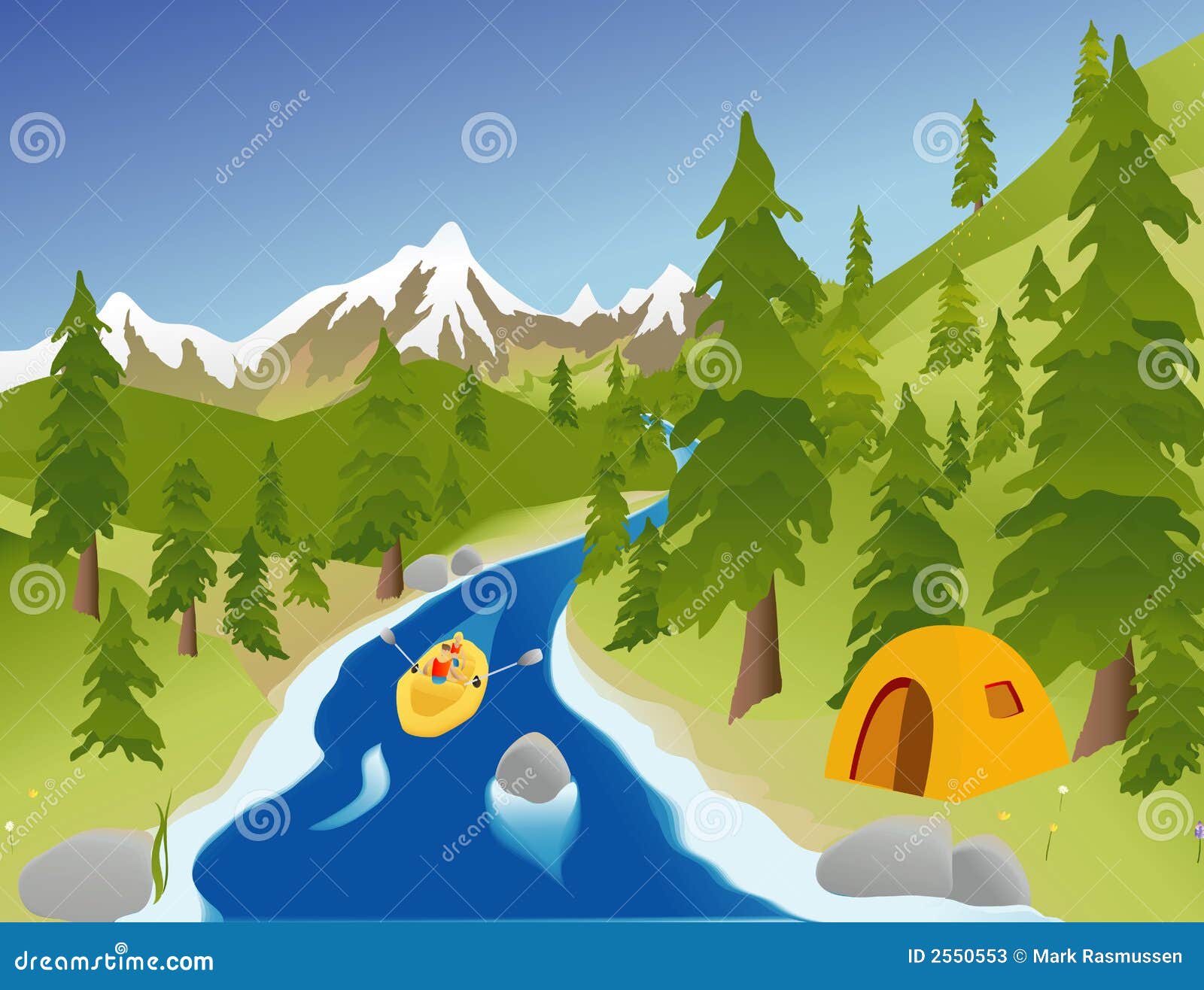 River Rafting Stock Illustrations – 6,948 River Rafting Stock ...