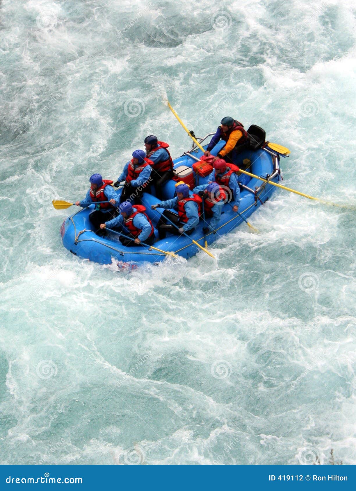 River Rafting stock photo. Image of daring, group, challenge - 419112