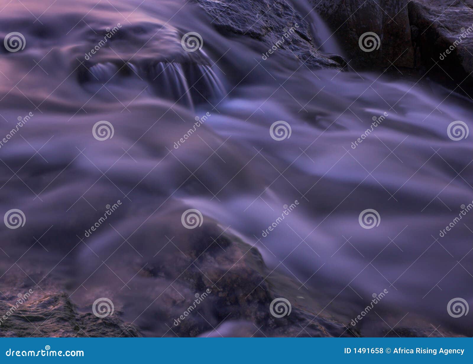 River Rapids Close Up at Dusk Stock Photo - Image of cool, landscape ...