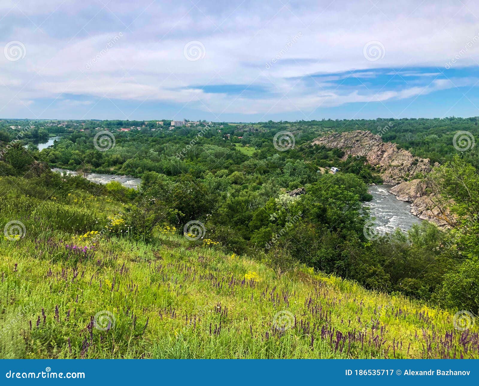 River with Rapids in the Rocky Gorge Stock Image - Image of weekend ...