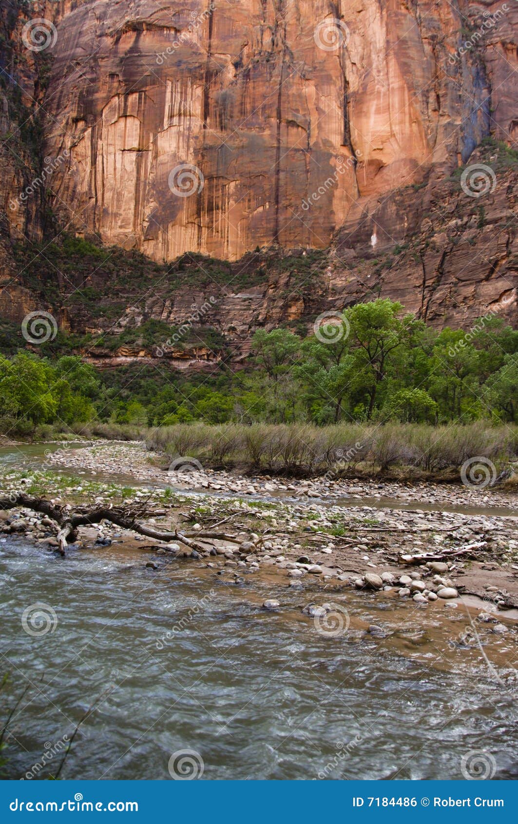 River and red rocks stock photo. Image of america, valley - 7184486