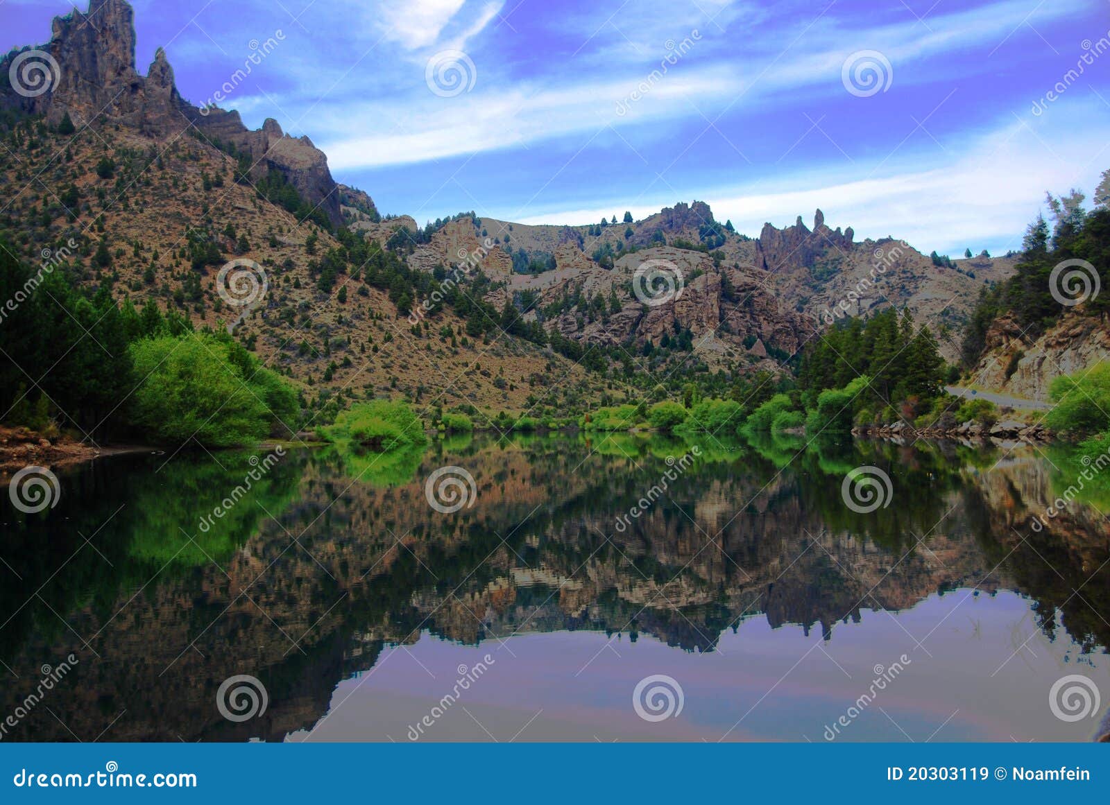 River reflection stock image. Image of lagoon, lakes - 20303119