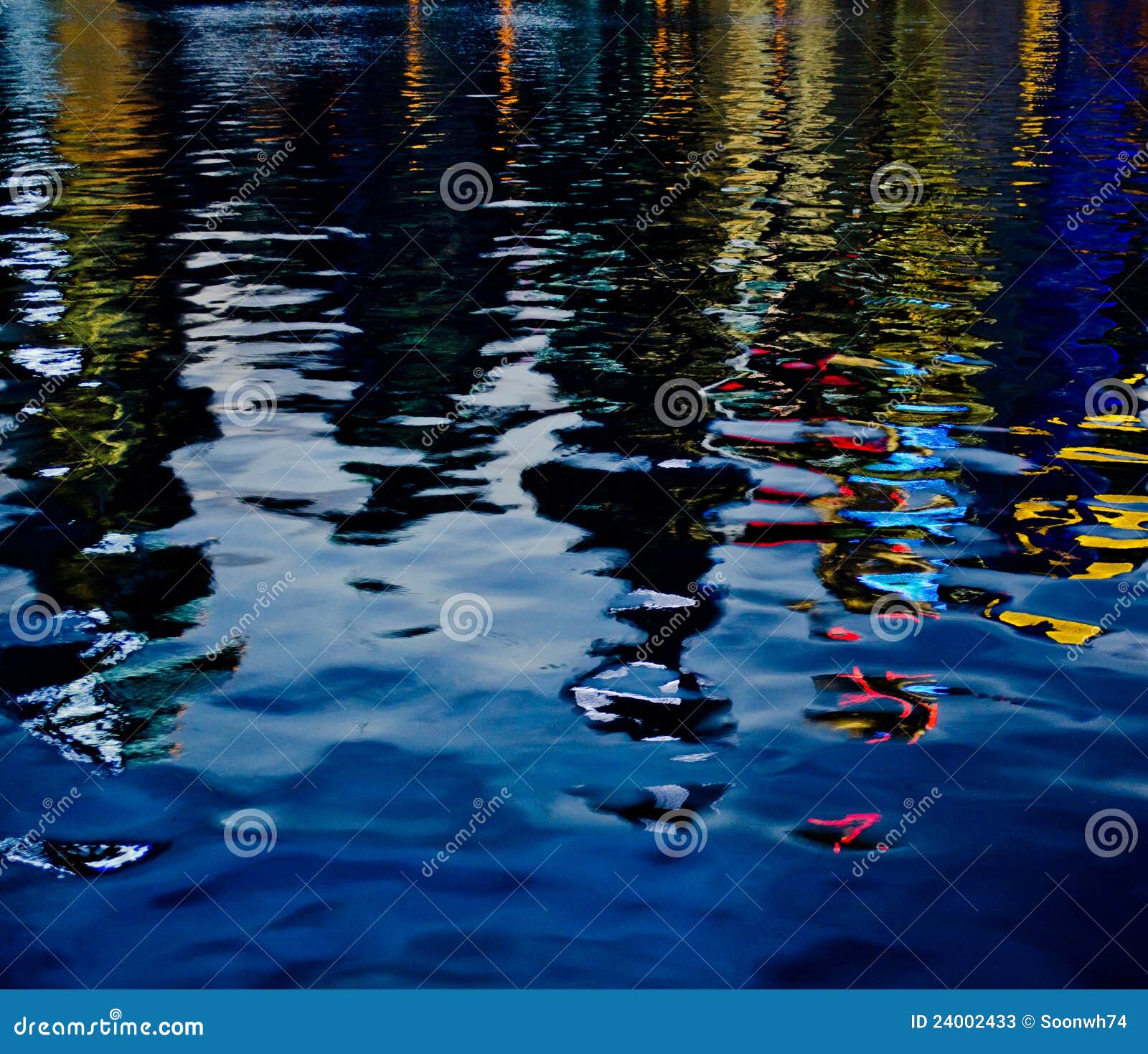 River reflection of a city stock image. Image of panoramic - 24002433