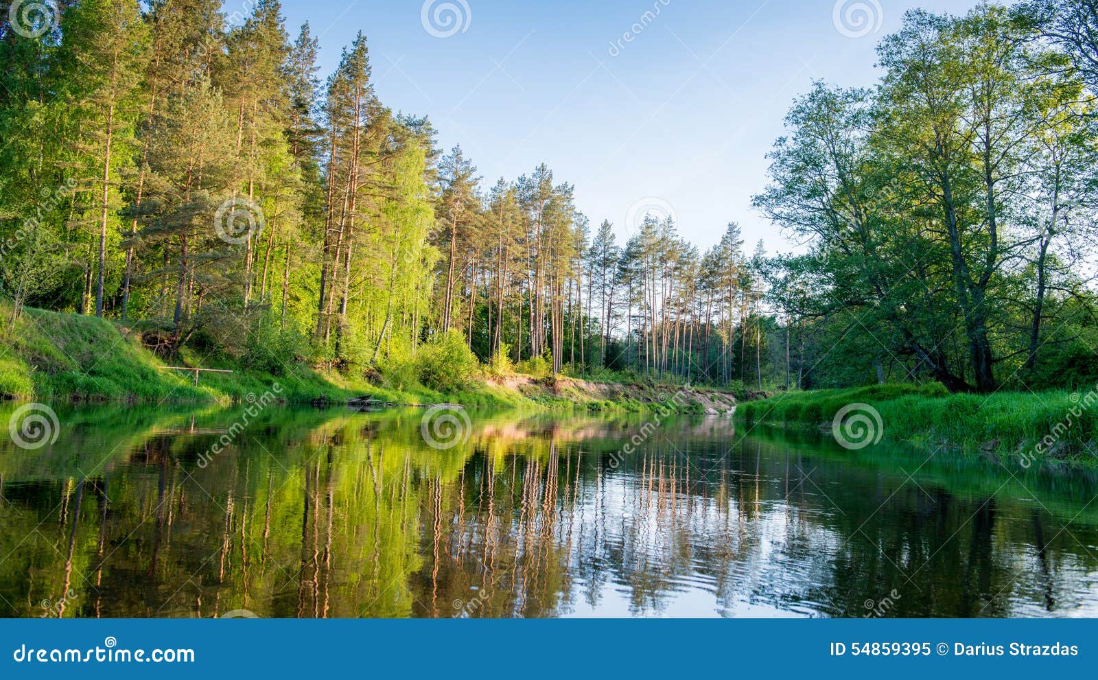 River reflection stock image. Image of reflected, hill - 54859395