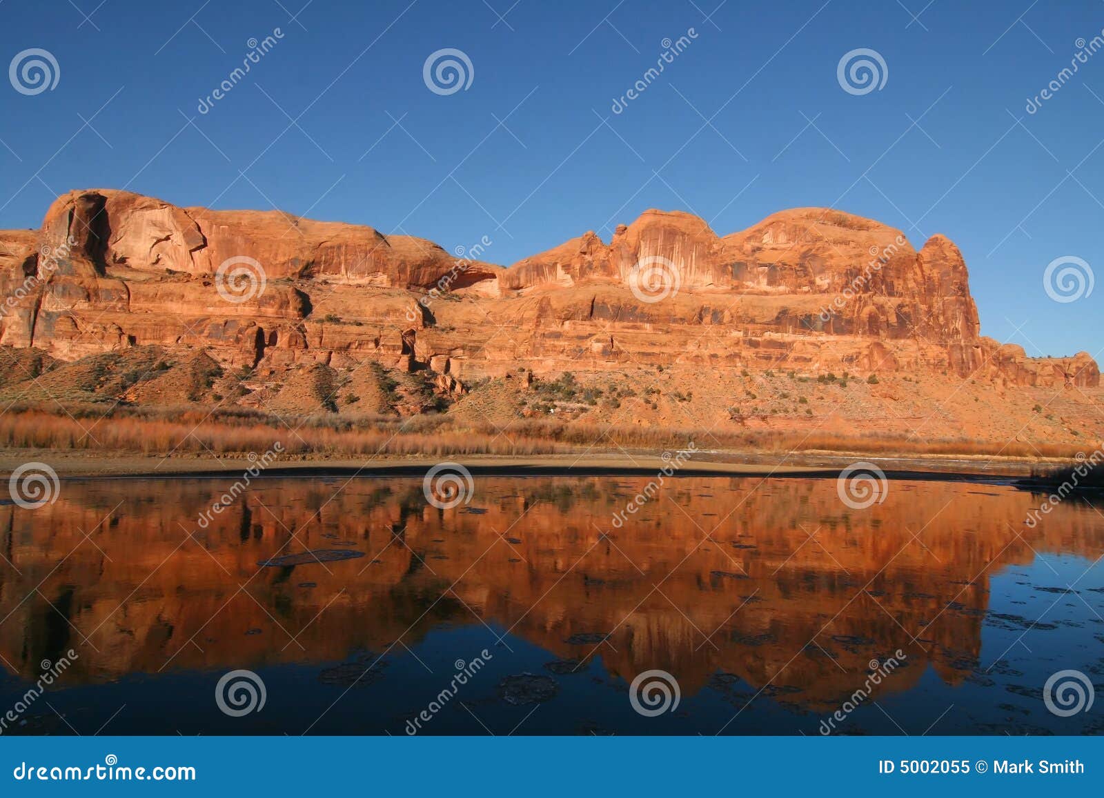 River Reflections stock image. Image of canyonlands, park - 5002055