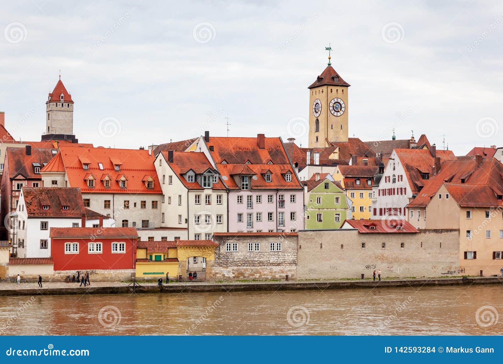 River Regnitz in Bamberg Germany Stock Photo - Image of outdoors, water ...