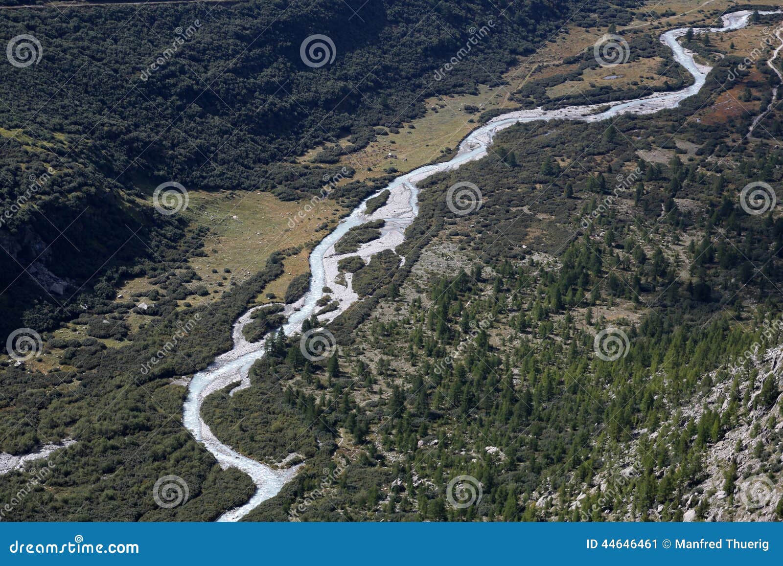 River Rhone in the alps stock image. Image of pretty - 44646461