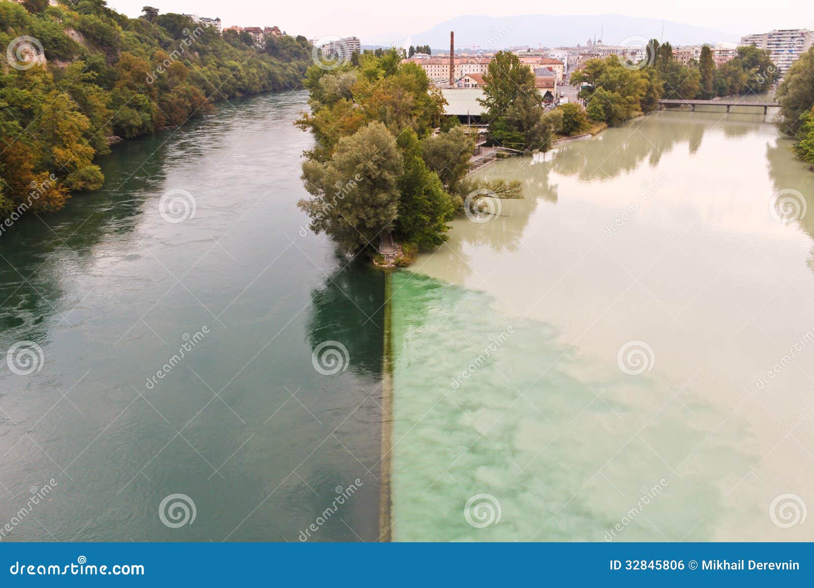 River Rhone stock photo. Image of geneva, city, river - 32845806