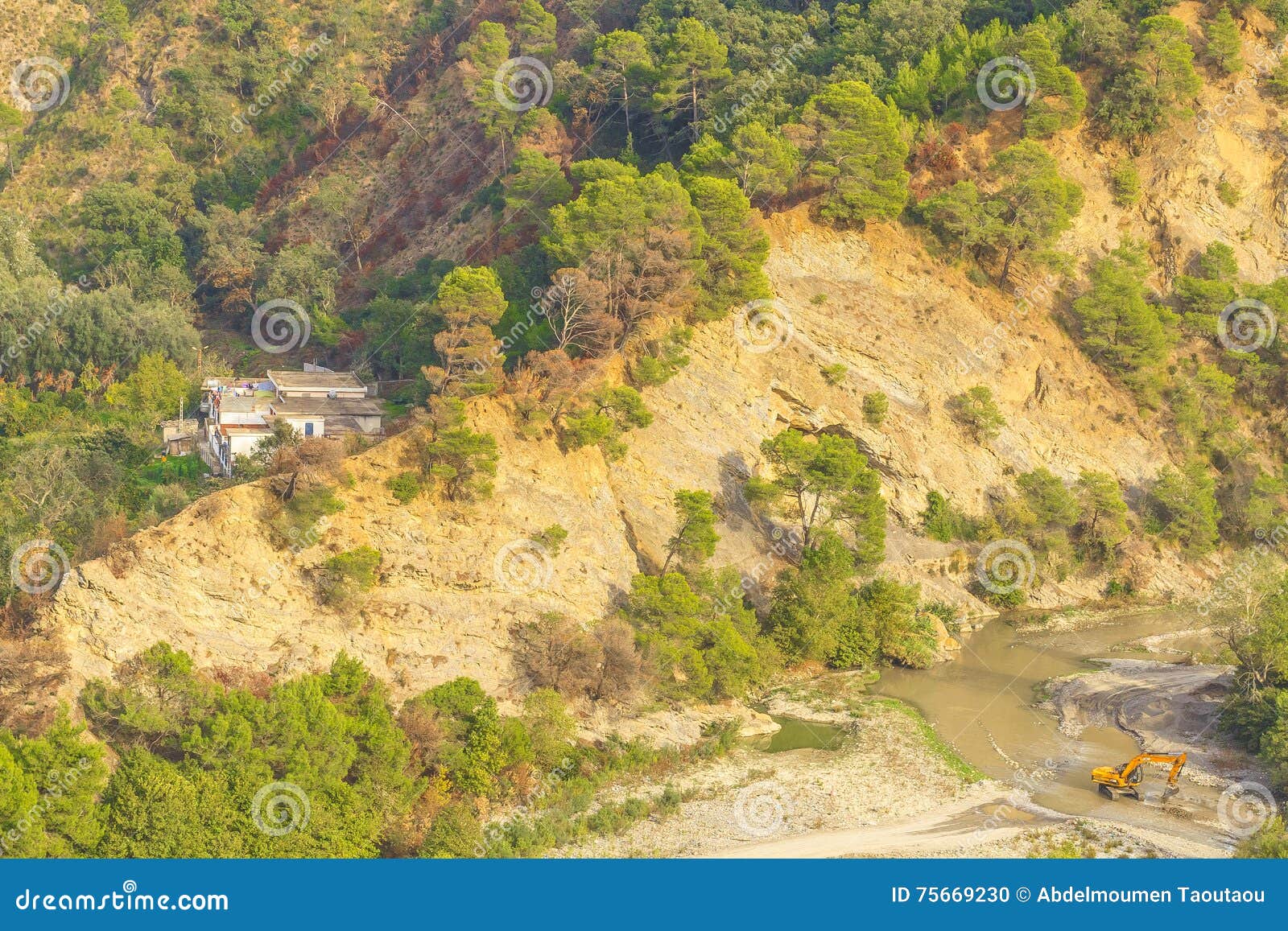 River editorial image. Image of kherrata, east, algeria - 75669230
