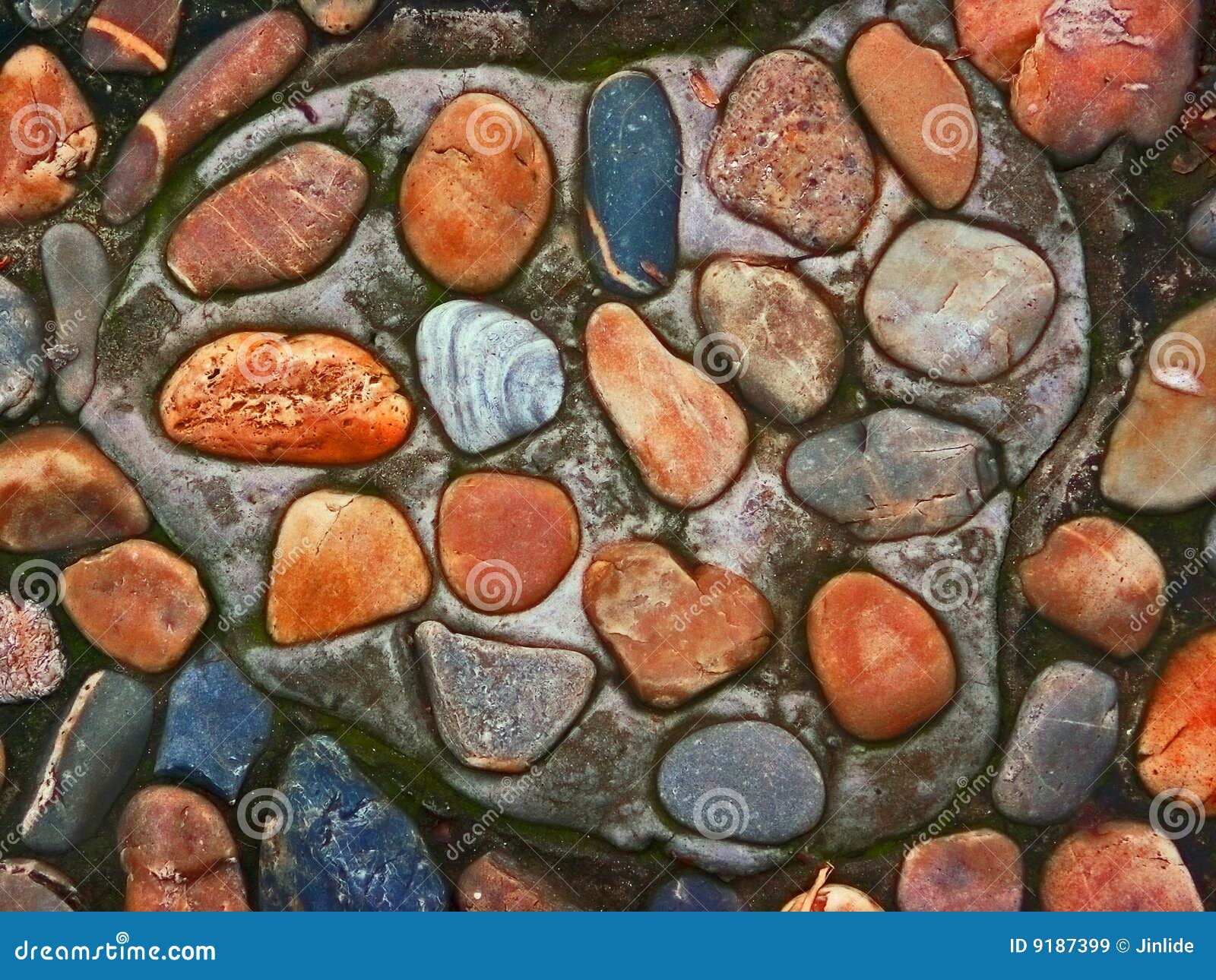 River rock path stock image. Image of rough, shape, stone - 9187399