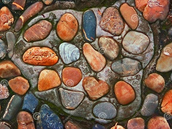 River rock path stock image. Image of rough, shape, stone - 9187399