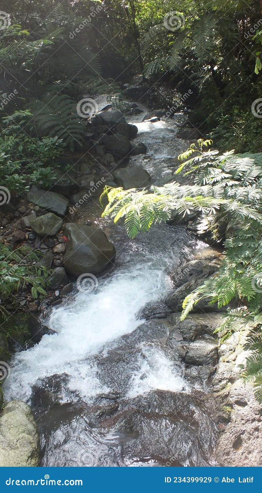 River Rock with Waterfall Background Stock Image - Image of blur, river ...