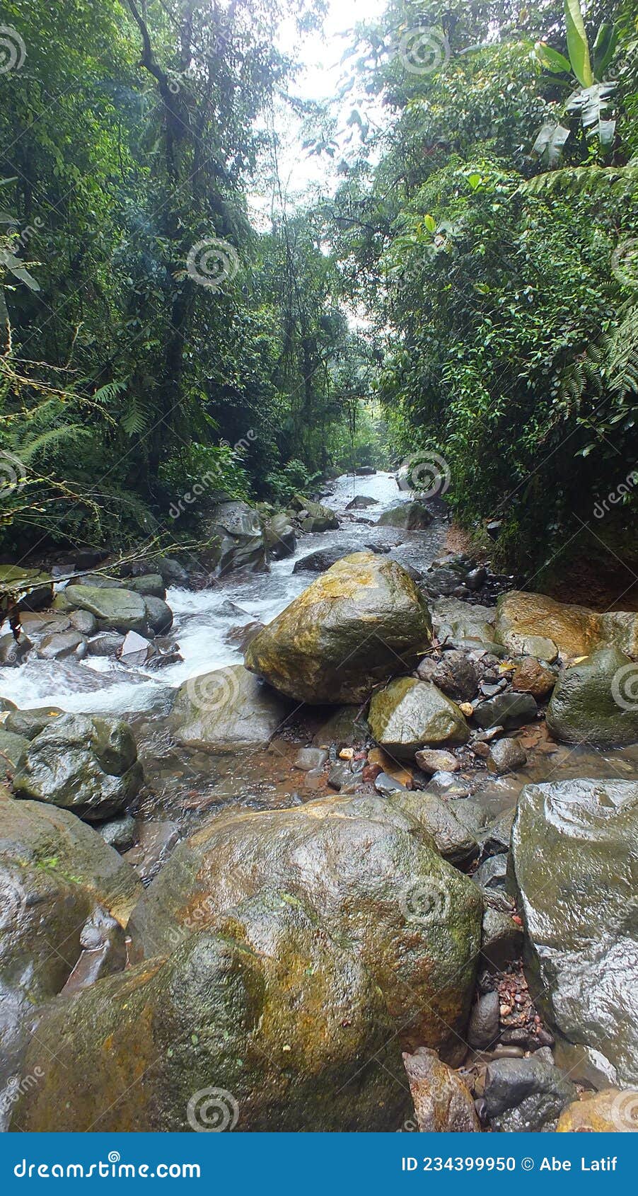 River Rock with Waterfall Background Stock Photo - Image of drops ...