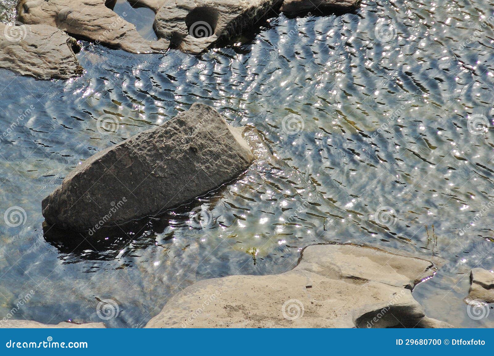 River Rocks stock photo. Image of park, blue, river, rock - 29680700